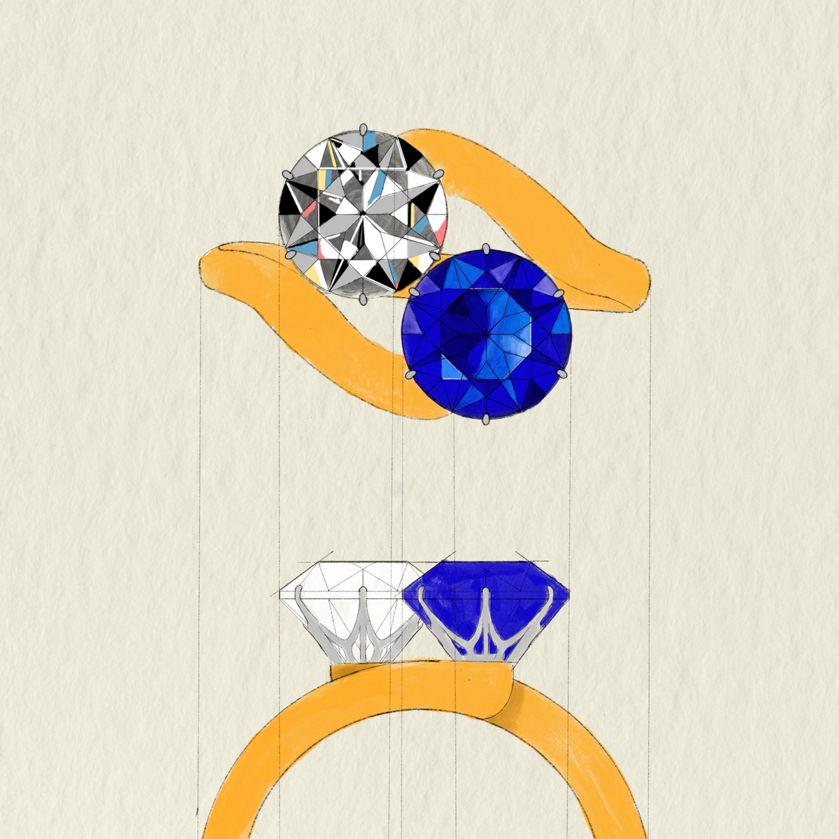 Toi et moi: the most romantic antique & vintage engagement rings ...