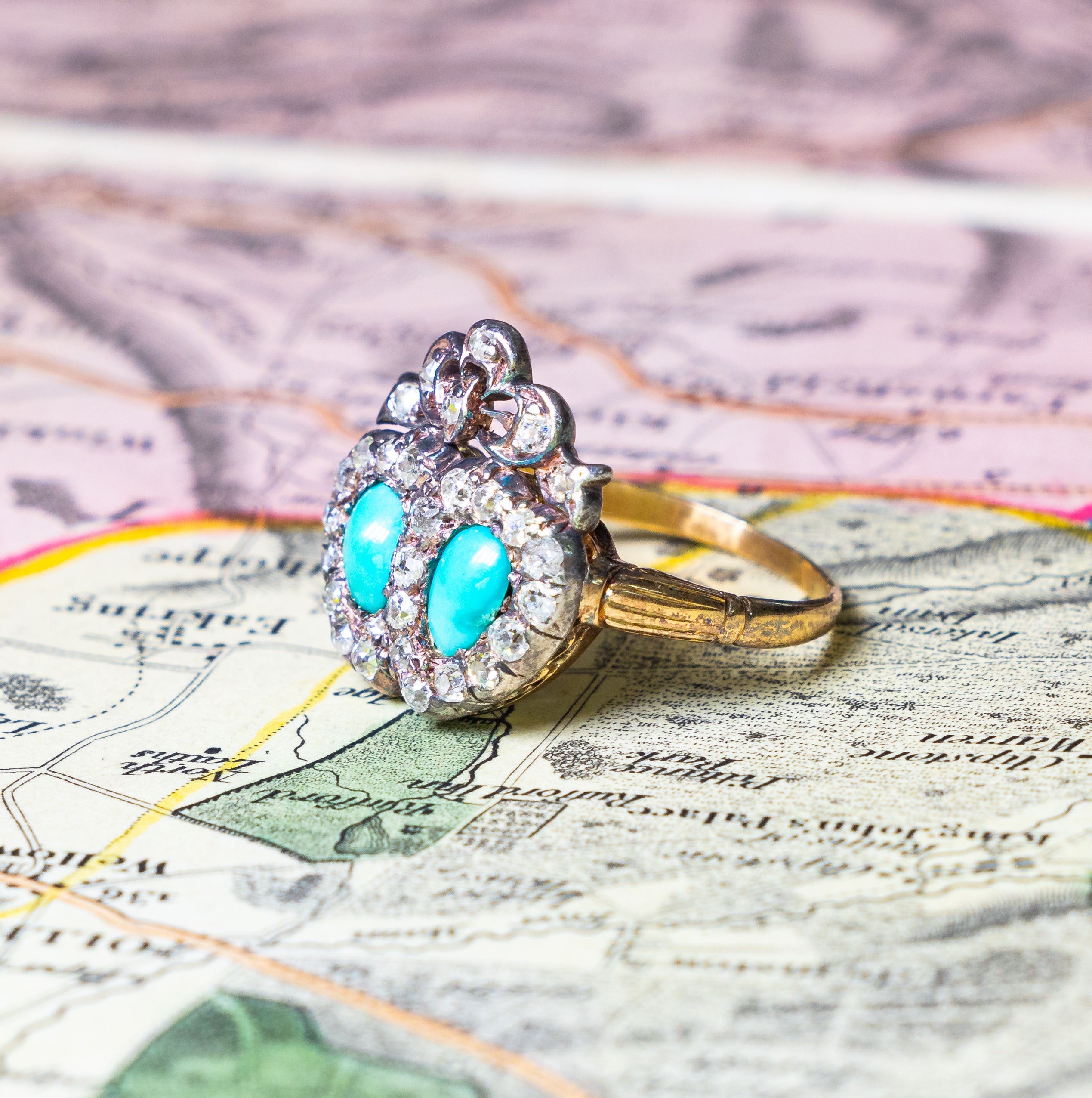 Victorian turquoise ring store